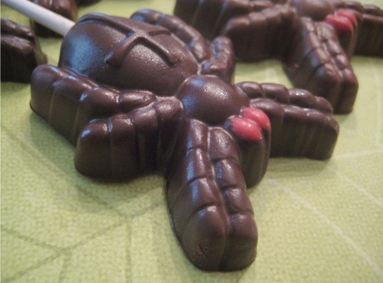 12-Creepy Spider Lollipops For Halloween School Party/Trick or Treators ...
